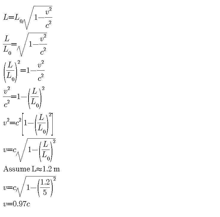 Lottie and Lorentzian Length Contraction – e=mc2andallthat
